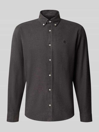 Mc Neal Regular Fit Freizeithemd aus reiner Baumwolle mit Label-Stitching