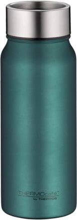 Thermocafé by Thermos TC DRINKING MUG moss green mat 0,50l, Thermobecher Edelstahl, Isolierbecher, Kaffeebecher to Go Thermo, auslaufsicher, 9h heiß & 18h kalt, spülmaschin
