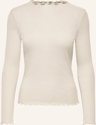 Only Longsleeve Mit Glitzergarn gruen