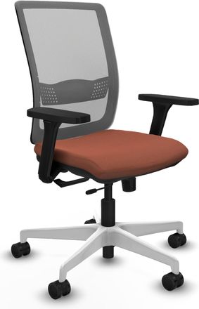 Piqueras y Crespo Haches Pc-Stuhl mit 3D-Armen, h&ouml;henverstellbare Lendenwirbelst&uuml;tze, ausgestattet mit Synchron/Traslack und eingespritztem Schaum. Mit Rollen von 65 mm