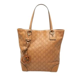 Gucci Sac cabas en cuir gaufr&eacute; Pre-owned - Femme - Pre-owned - Brun - Taille: ONE Size