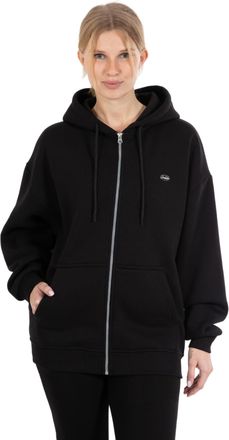 Smilodox Zip Hoodie Damen Eda, Oversize Kapuzenpullover mit seitlichen Taschen, weicher elastischer Stoff, Langarm Hoody, Bequem und Vielseitig Kombinierbar, O