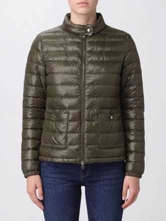 Herno Kurze Daunenjacke aus ultraleichtem Nylon mit Biker-Kragen und Rei&szlig;verschluss