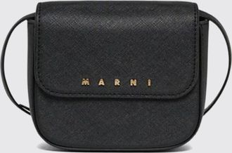 Marni Umh&auml;ngetasche f&uuml;r Jungen aus Kunstleder mit metallischem Logo
