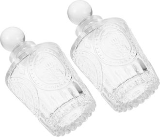 BESPORTBLE 2 Stück Klare Glas Aromatherapie Flaschen Nachfüllbare Duftflaschen für Zuhause Wiederverwendbare Duftzerstäuber Kompakte Aroma Behälter zur Luftreini