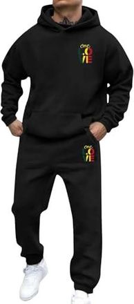 Generic Ensemble sweat &agrave; capuche et pantalon de surv&ecirc;tement pour la Saint-Valentin pour hommes 2026, Noir, M