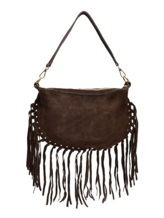 Roberta M Kastanienbraun Rindsledertasche