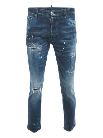 Dsquared2 Jeans im Distressed-Look - Blau