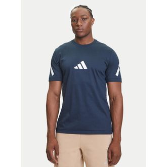 adidas T-Shirt Z.N.E. JW4735 Dunkelblau Regular Fit