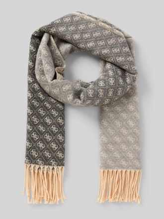 Guess Schal aus Viskose-Mix mit Logo-Detail