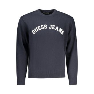Guess blauer Baumwollpullover f&uuml;r M&auml;nner