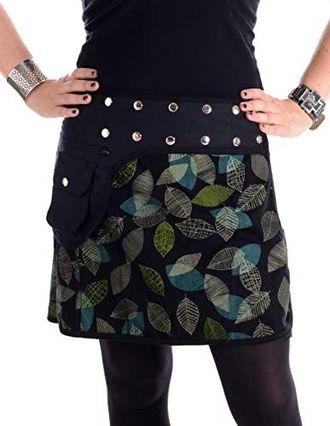 vishes Jupe - Portefeuille - Femme - Noir - taille unique