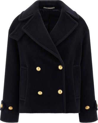 Tagliatore Kurzer Mantel - Blau