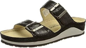 Berkemann Femme Senja Mocassin, Noir métallisé, 37.5 EU