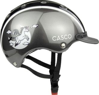 CASCO Kinder Reithelm Skihelm Radhelm Nori 2.0 Moonbeam Einhorn, Gr&ouml;&szlig;e:XS