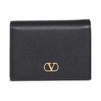 Valentino Garavani Fold-over Wallet - - Accessories - Damen - Schwarzk - ONE SIZE