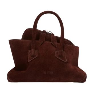 The Attico La Passeggiata Mini Henkeltasche - - Bags - Damen - Braun - ONE SIZE