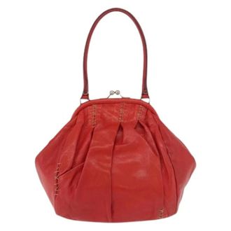 Miu Miu Pre-owned Cuir sacs-main - Femme - Pre-owned - Rouge - Taille: ONE Size