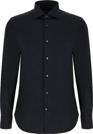 Ermenegildo Zegna Homme, Chemises, Noir, Taille: L Casual Chemises