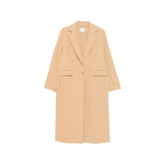 Vince Wollmischungs-Mantel mit Einreiher - - Coats - Damen - Beige - XS