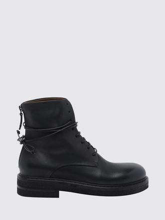 Mars&egrave;ll Combat boots Parrucca en cuir de veau avec semelle en caoutchouc