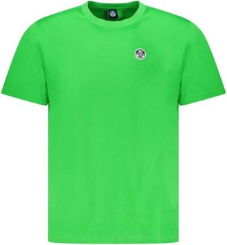 North Sails Gr&uuml;nes Baumwoll Herren T-Shirt - - Tops - Herren - Gr&uuml;n - 2XL