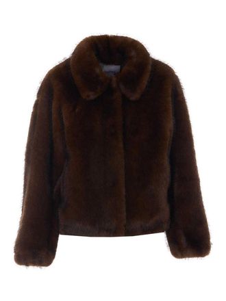 VALENTINI 1972 Pull Col Roul&eacute; - Marron