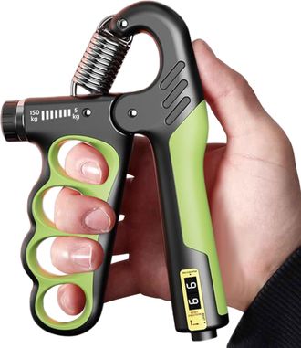 Generico Unterarmtrainer, verstellbarer Grifftrainer für den Unterarm | ergonomisches Werkzeug mit intelligentem Zähler für Muskeln im Fitnessstudio, zu Hause,