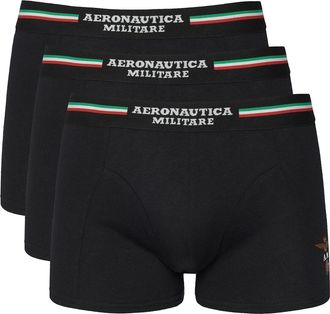 Aeronautica Aeronautica Militare Boxershorts-Set AM1UBX001T Schwarz