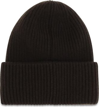 Moncler L20913B00087M1127 Wool and Cashmere-Blend Beanie - Black