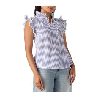 Moliin Moliin, Damen, Blusen & Hemden, Blau, SGr&ouml;&szlig;e