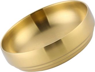 BESTONZON Edelstahl-rührschüssel Nudelschale Metall Servierschüssel Für Haushalt Obst Salat Dessert Snack Gebrauch