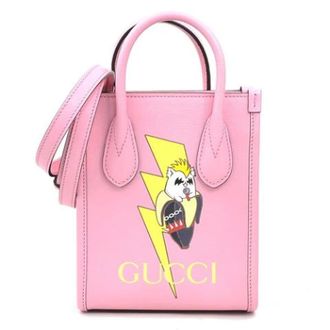 Gucci Pre-owned Cuir sacs-gucci - Femme - Pre-owned - Rose - Taille: ONE Size