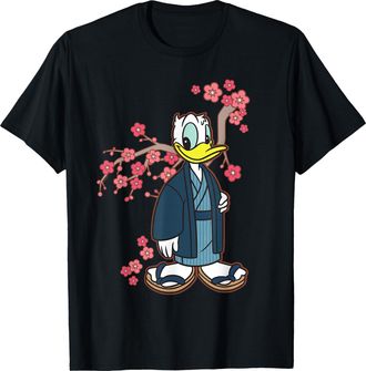 Disney Donald Duck in Kimono Cherry Blossoms Spring Sakura T-Shirt