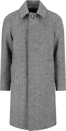 Lardini Manteau Au Genou - Gris