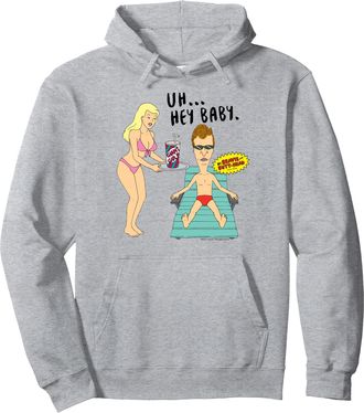 Beavis And Butt-Head Uh Hey Baby Pullover Hoodie