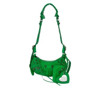 Balenciaga Sac bandouli&egrave;re vintage en cuir Pre-owned - Femme - Pre-owned - Vert - Taille: ONE Size