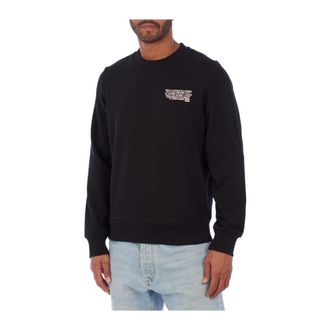 Diesel Rundhals-Sweatshirt mit Text - - Sweatshirts & Hoodies - Herren - Schwarzk - 2XL