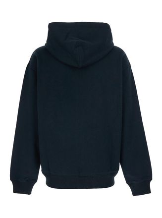Dolce & Gabbana Mens Hooded Sweatshirt Blue Cotton Sweatshirts Sweater