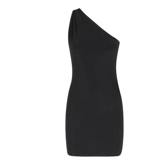 Norma Kamali Femme, Robes, Noir, Taille: 42 FR Mini robe &agrave; une &eacute;paule