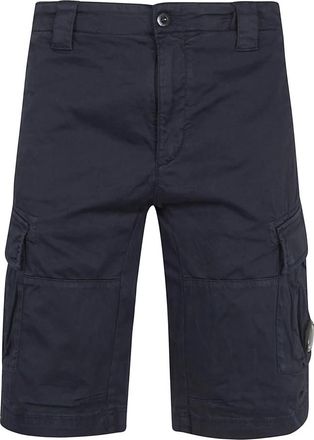 C.P. Company C.p. Company, Homme, Shorts, Noir, Taille: L Stretch Sateen Cargo Shorts