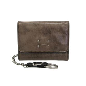Chlo&eacute; Pre-owned 3P0438 Tri-fold Wallet - Homme - Pre-owned - Brun - Taille: ONE Size