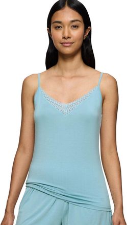 Triumph Aura Spotlight Camisole, Cami Shirt Damen, Blau (Silver Blue), 38