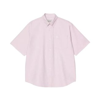 Carhartt Work in Progress Homme, Chemises, Violet, Taille: M S/S Braxton Shirt