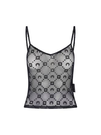 Marine Serre Top Monogram Flock