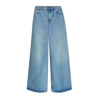 Chlo&eacute; Femme, Jeans, Bleu, Taille: W28 Jean Large
