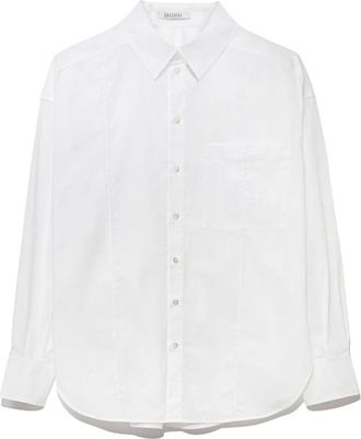 Gauch&egrave;re Femme, Blouses et Chemises, Blanc, Taille: 36 FR Cotton Poplin Shirt