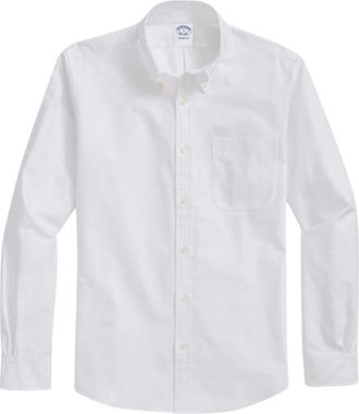 Brooks Brothers Homme, Chemises, Blanc, Taille: M Chemise sport Madison, coupe décontractée