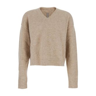 Rick Owens Grauer V-Ausschnitt Pullover Tommy - - Knitwear - Herren - Grau - M