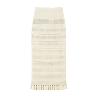 Twinset Femme, Jupes, Beige, Taille: 40 FR Jupe Midi